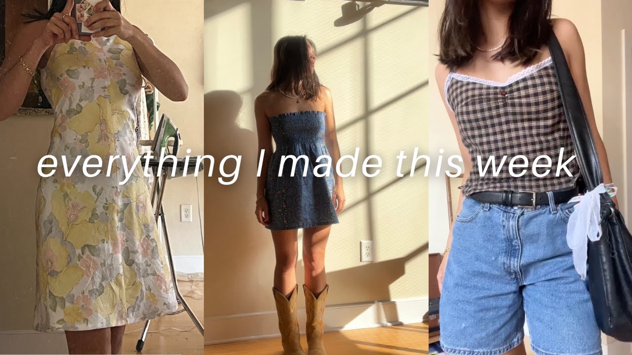 everything I made this week - YouTube
