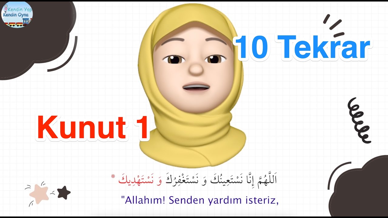 Kunut 1 Duası / 10 Tekrar / Ezber Dualar - YouTube