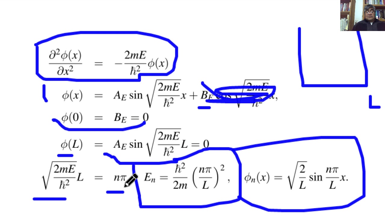 Ecuación de Schrödinger, partícula en una caja. Separación de variables ...