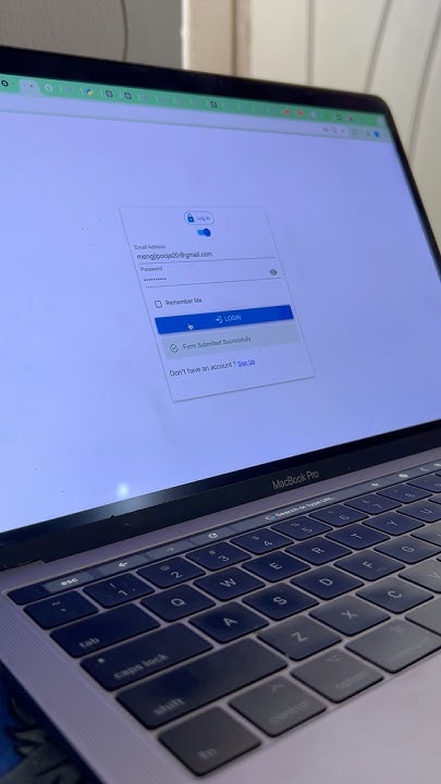 hello everyone let’s creating a user authentication form using React nd ...