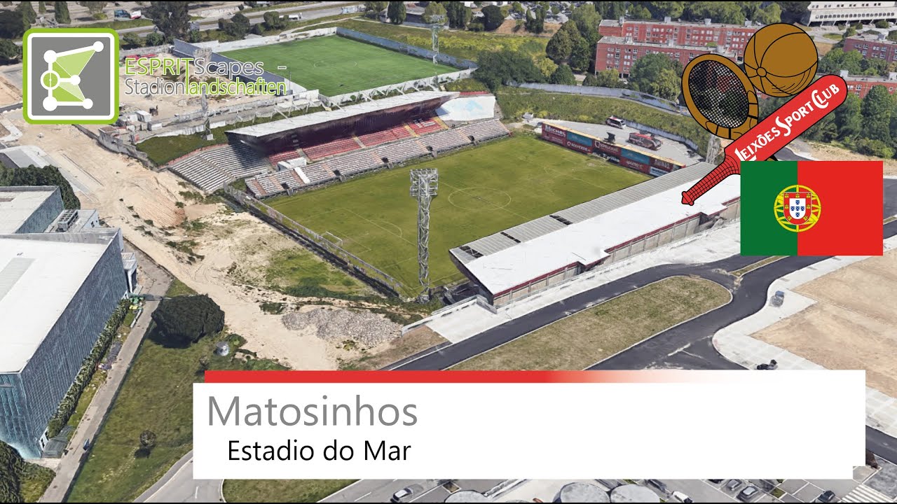 Estadio do Mar | Leixões Sport Club | Google Earth 360° Rotation - YouTube