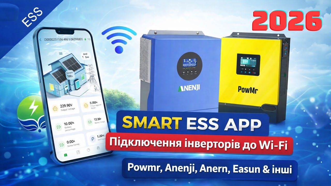 Smart ESS. Підключаємо інвертор до Wi-Fi. - YouTube