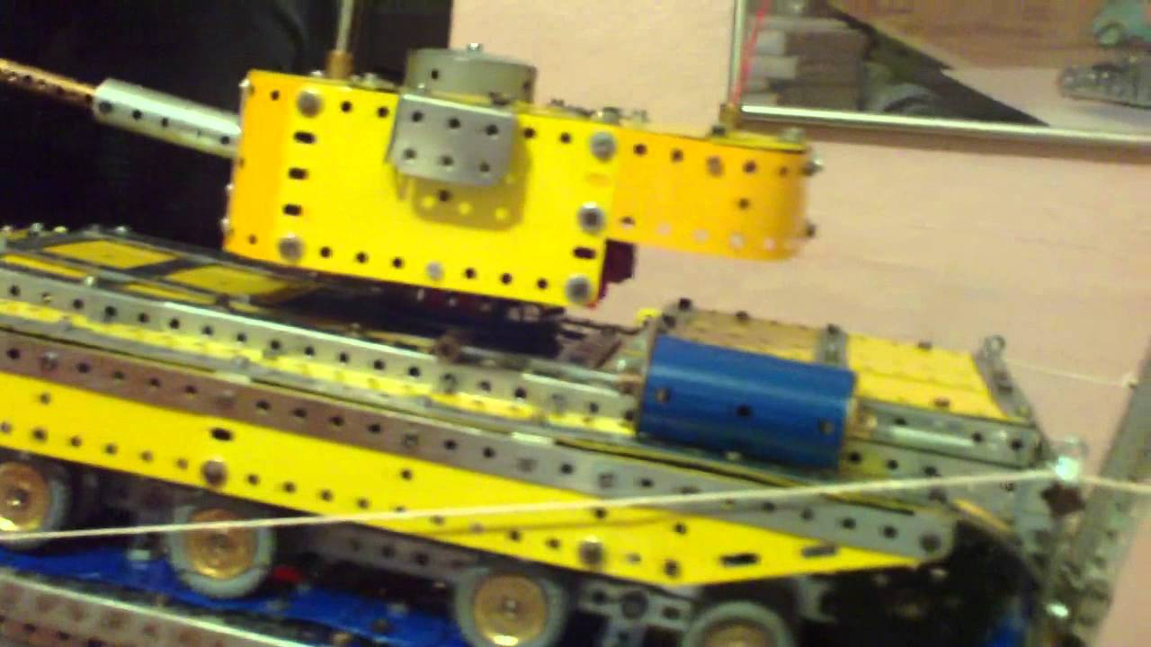 Meccano scammel tractor and tank transporter built by steven - YouTube