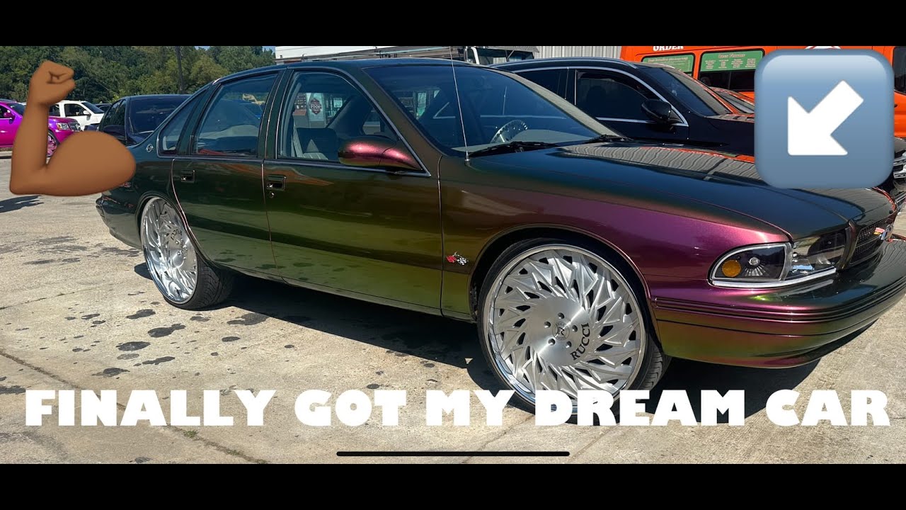 FINALLY GOT MY DREAM CAR!!! 96 IMPALA SS ON 26 INCH RUCCI'S😱😱😱 - YouTube