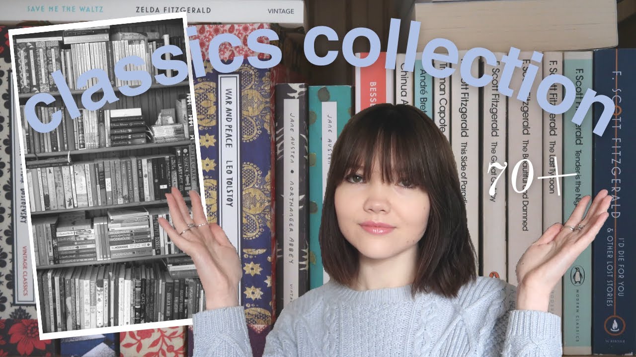 my classic literature collection (a bookshelf tour) - YouTube