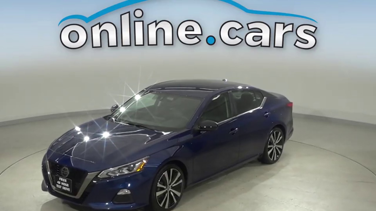 A17718TR Used 2019 Nissan Altima 2.5 SR FWD 4D Sedan Blue Test Drive ...
