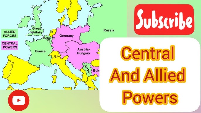Allied Powers Map Allied Powers Map