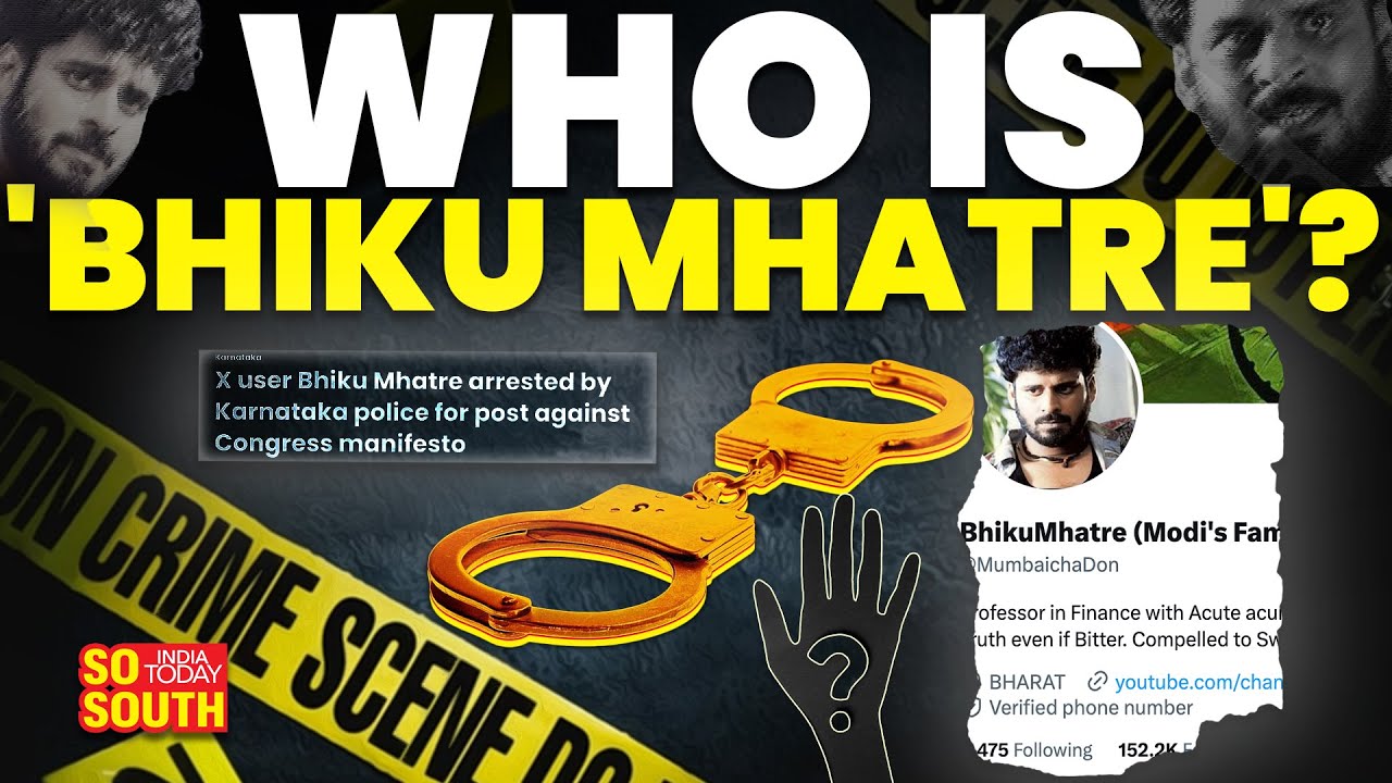 Who is 'Bhiku Mhatre'? X User Arrested by Karnataka Police for Post ...