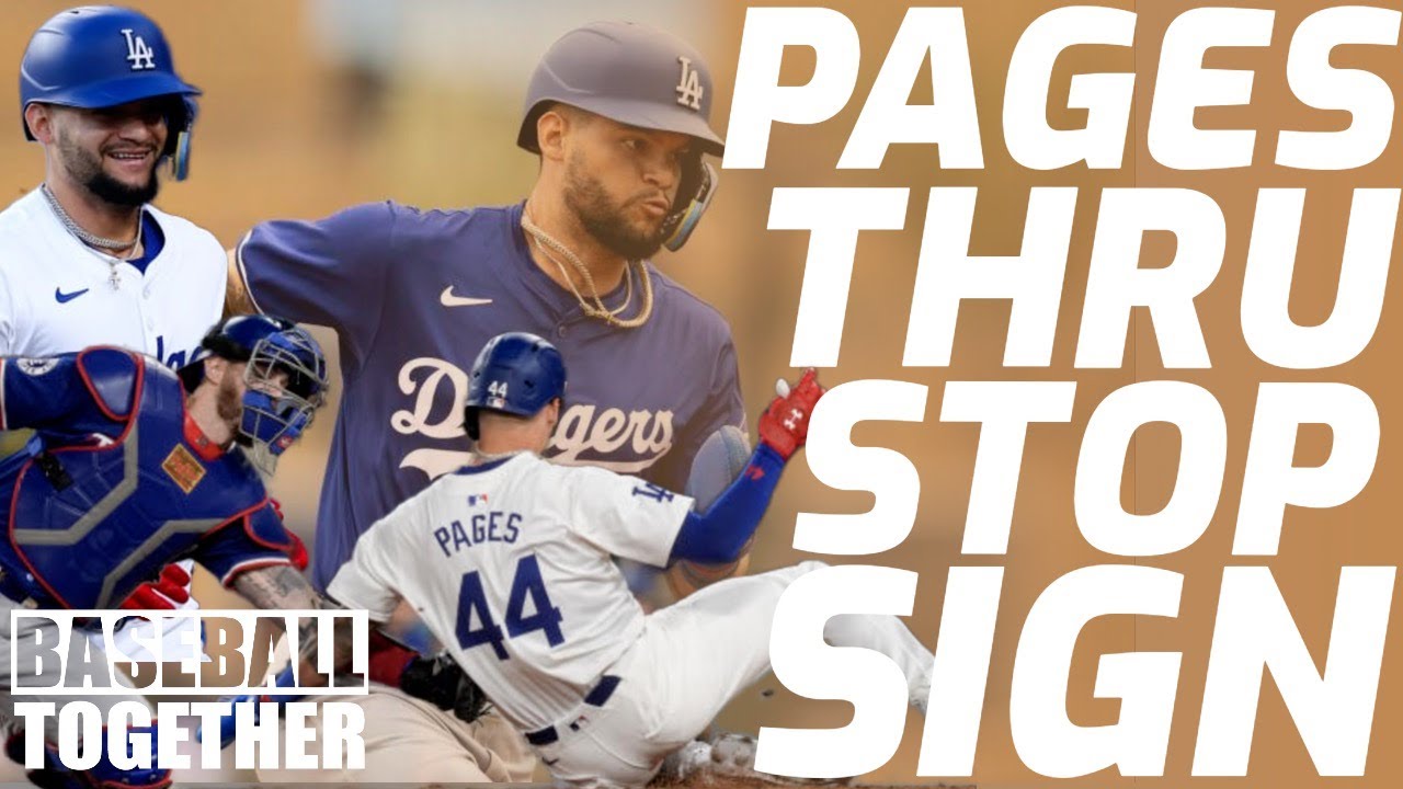 Pages Runs Thru a Stop Sign - Baseball Together Podcast Highlights ...