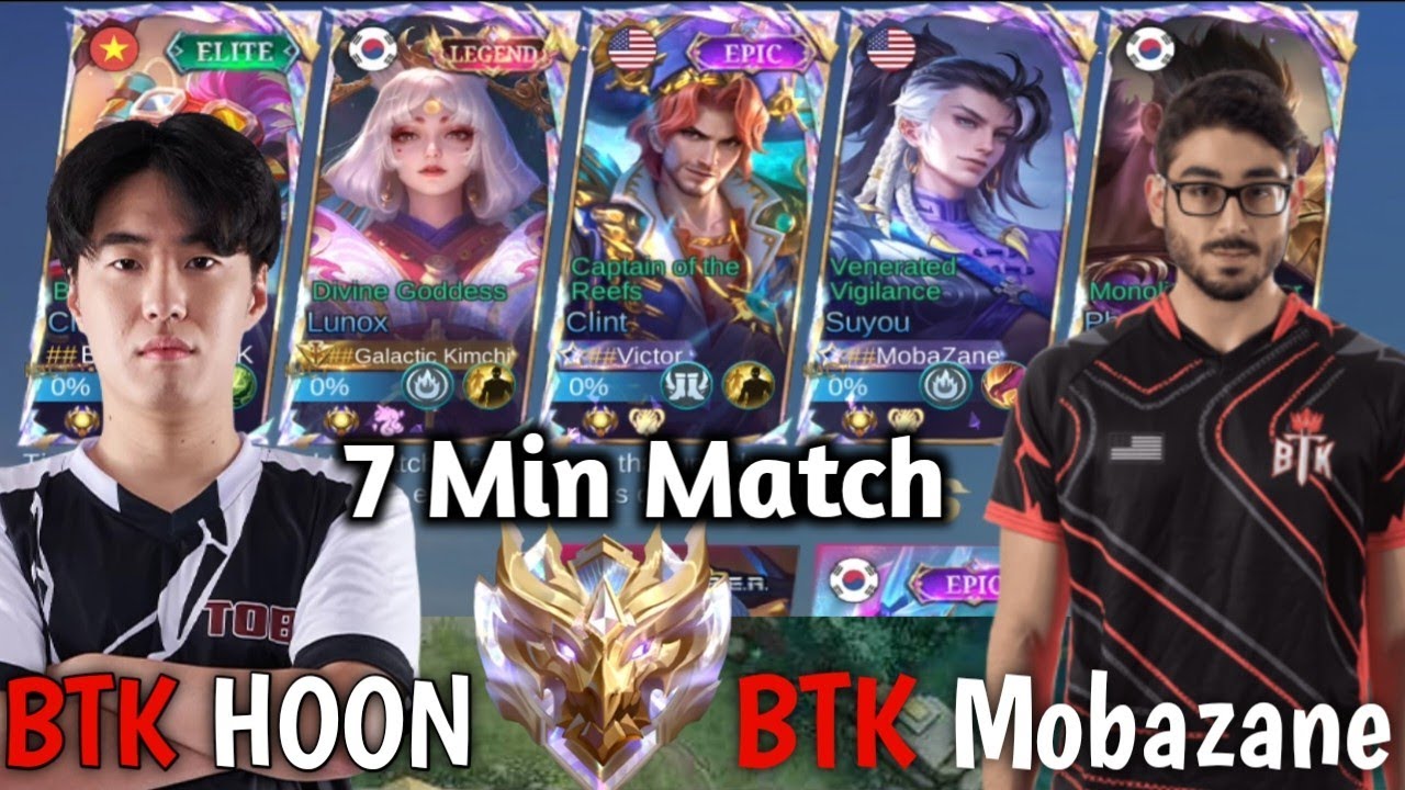 BTK squad dominating with 7 Minutes rank match | BTK Mobazane Hoon ...