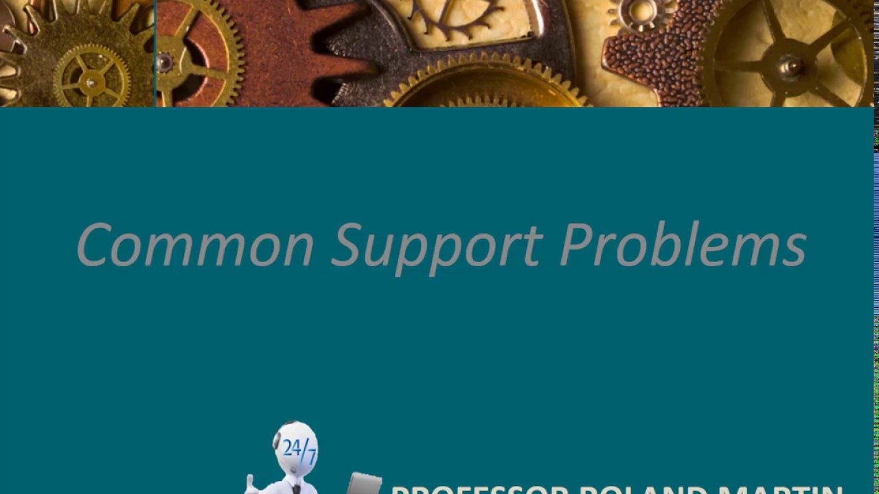 Common Support Problems - YouTube