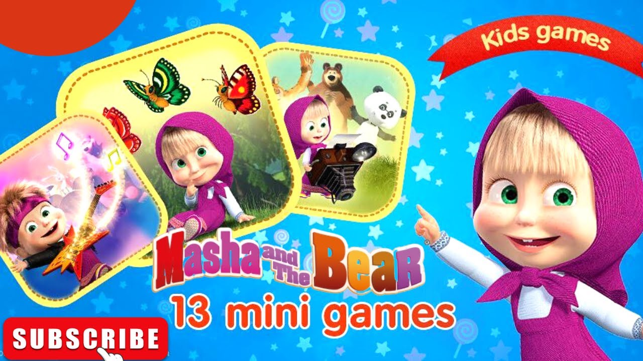 👼Kids Games - Masha And The Bear 🐻🎁🎪(For Android & Ios) Game Over - YouTube