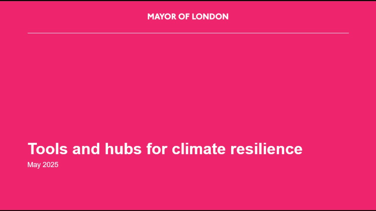 Tools and hubs for climate resilience - YouTube