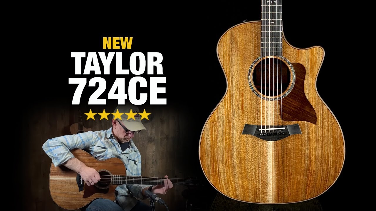 Taylor 724ce - An Introduction to the New 2022 Taylor 700 Series! - YouTube