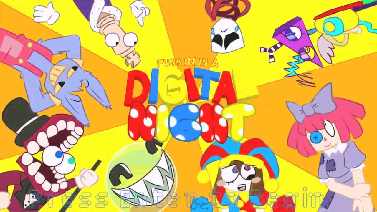Friday Night Funkin' in a Digital Night, The Amazing Digital Circus ...