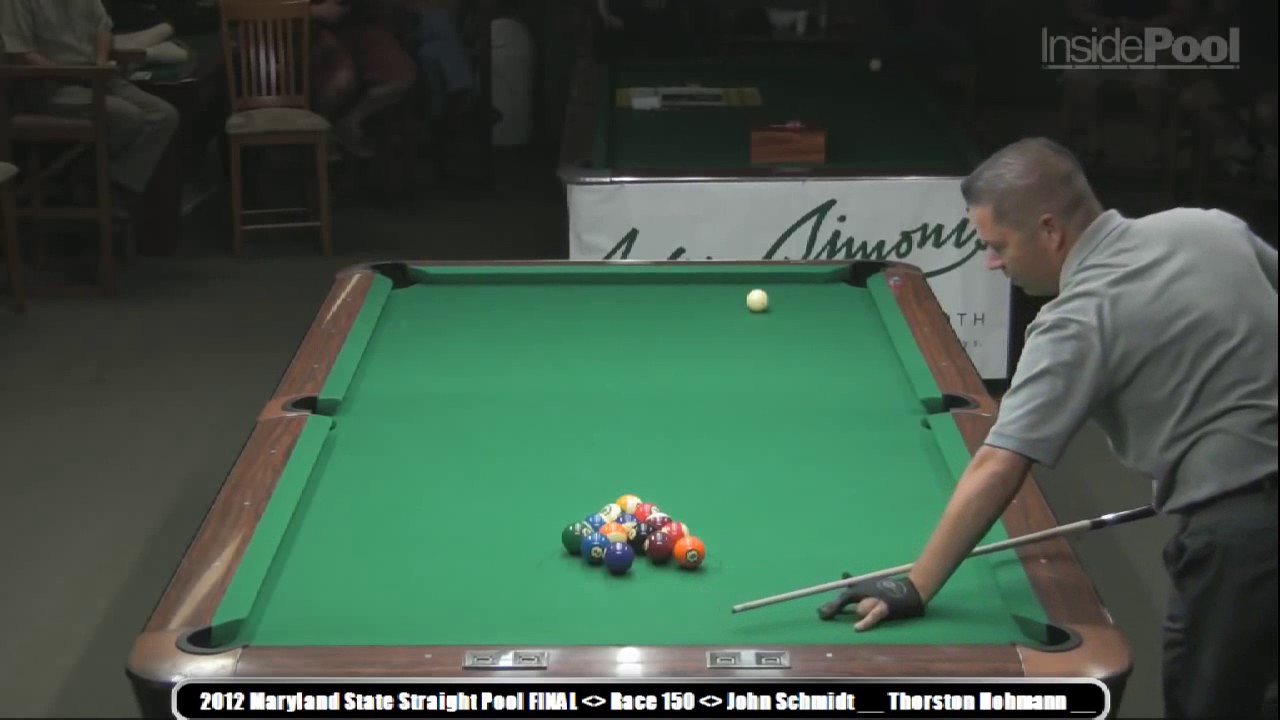 John Schmidt kick-carom shot!! Slo-mo's amazing - YouTube