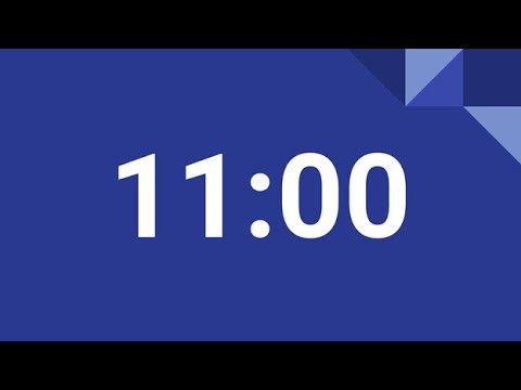 11 Minute Timer Alarm Clock - YouTube