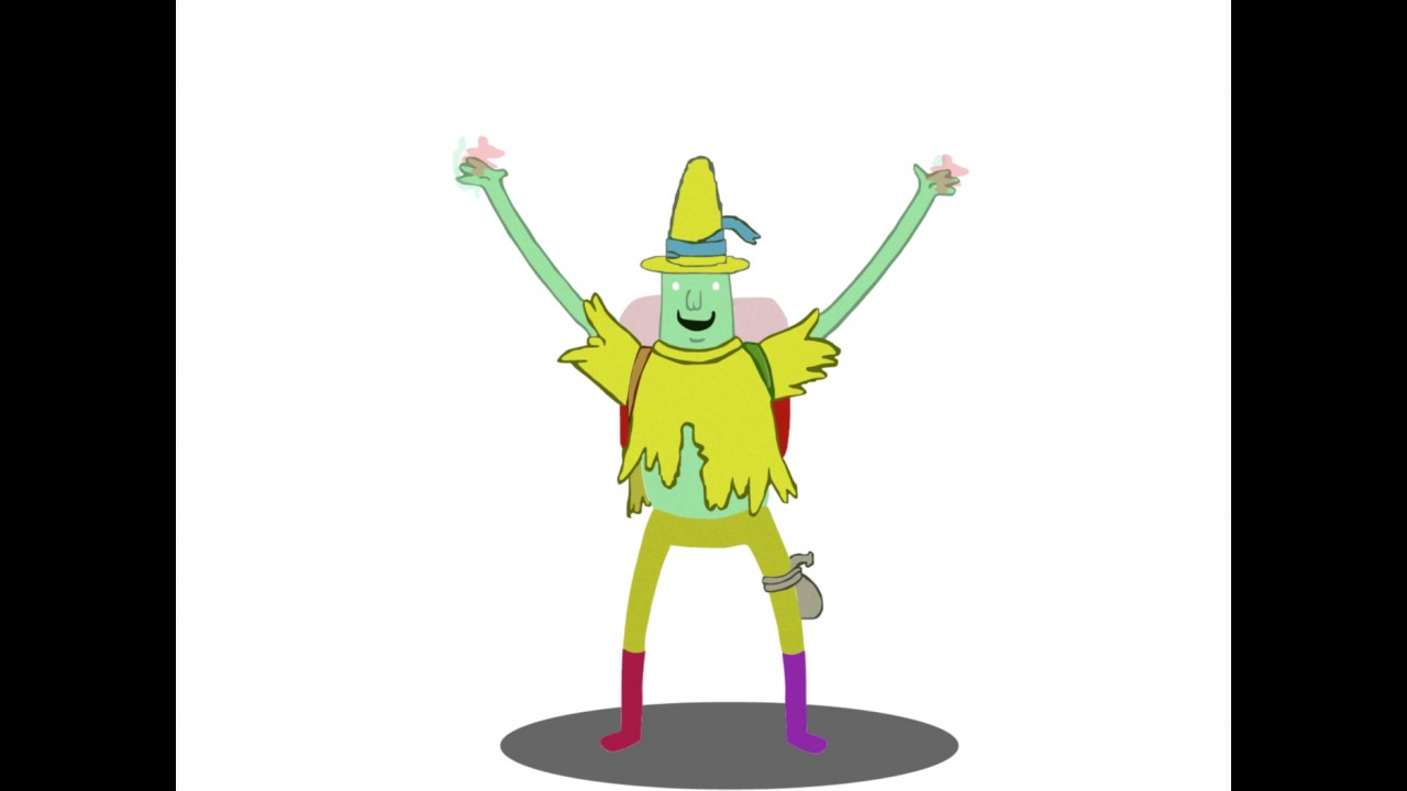 Magic man vector short animation - YouTube