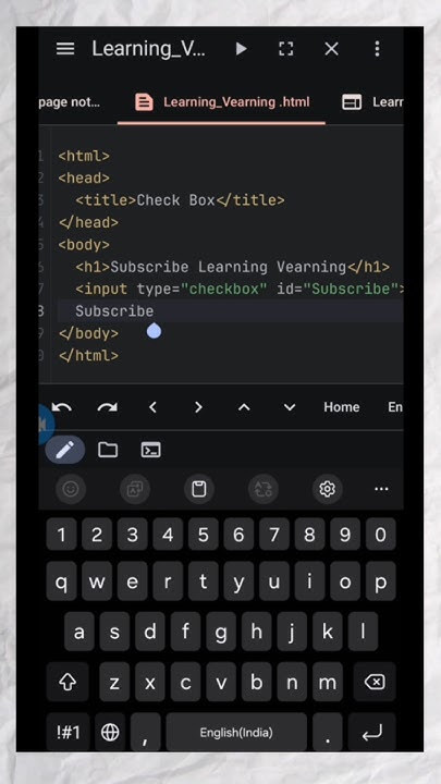 Checkbox In Html Shorts Html Css Viral Coding Webdesign