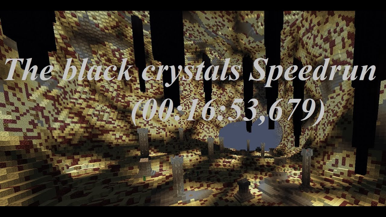 Minecraft Speedrun : Black Crystal (00:16:51,143) - YouTube