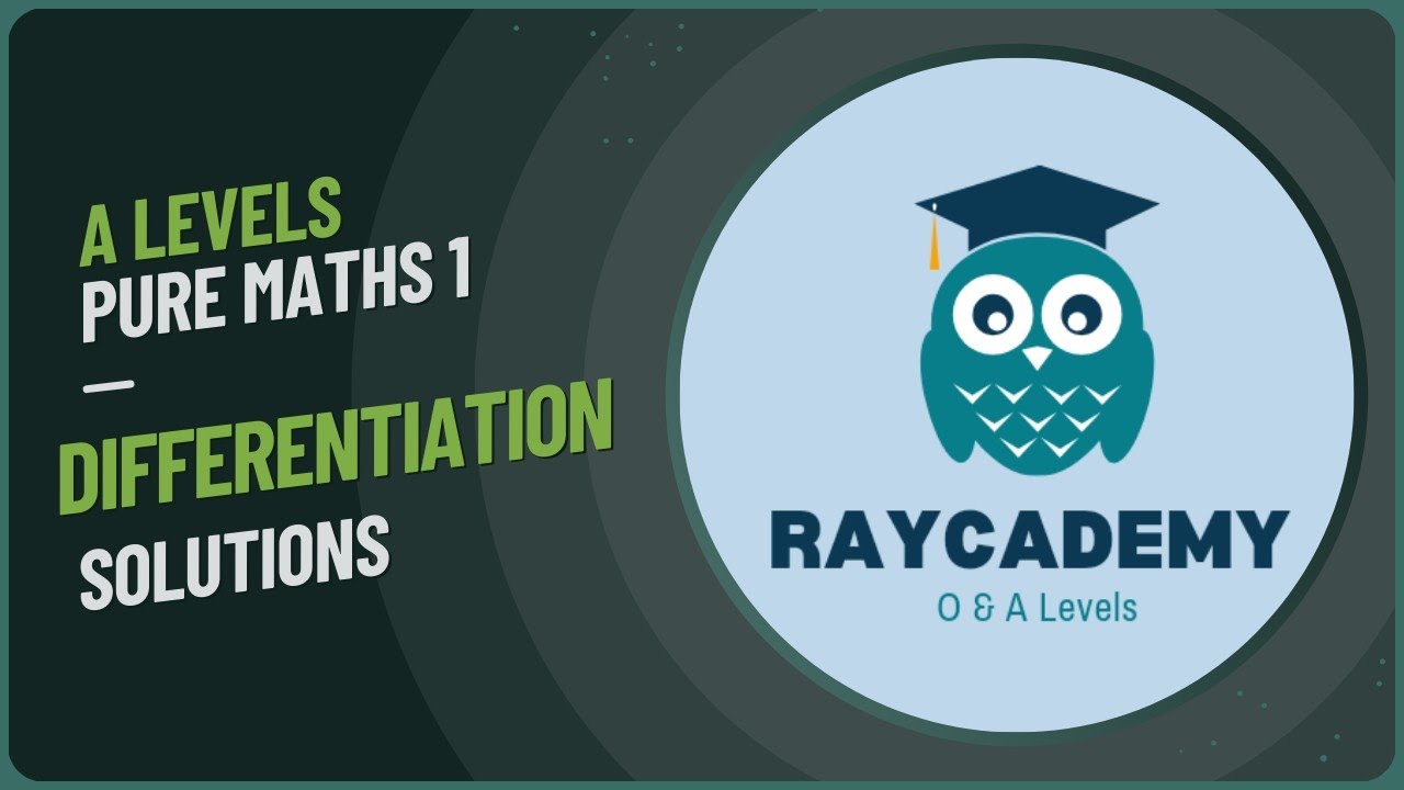 DIFFERENTIATION | SOLVED PART 2 | A LEVEL PURE MATHS 1 (VIDEO IN BANGLA ...