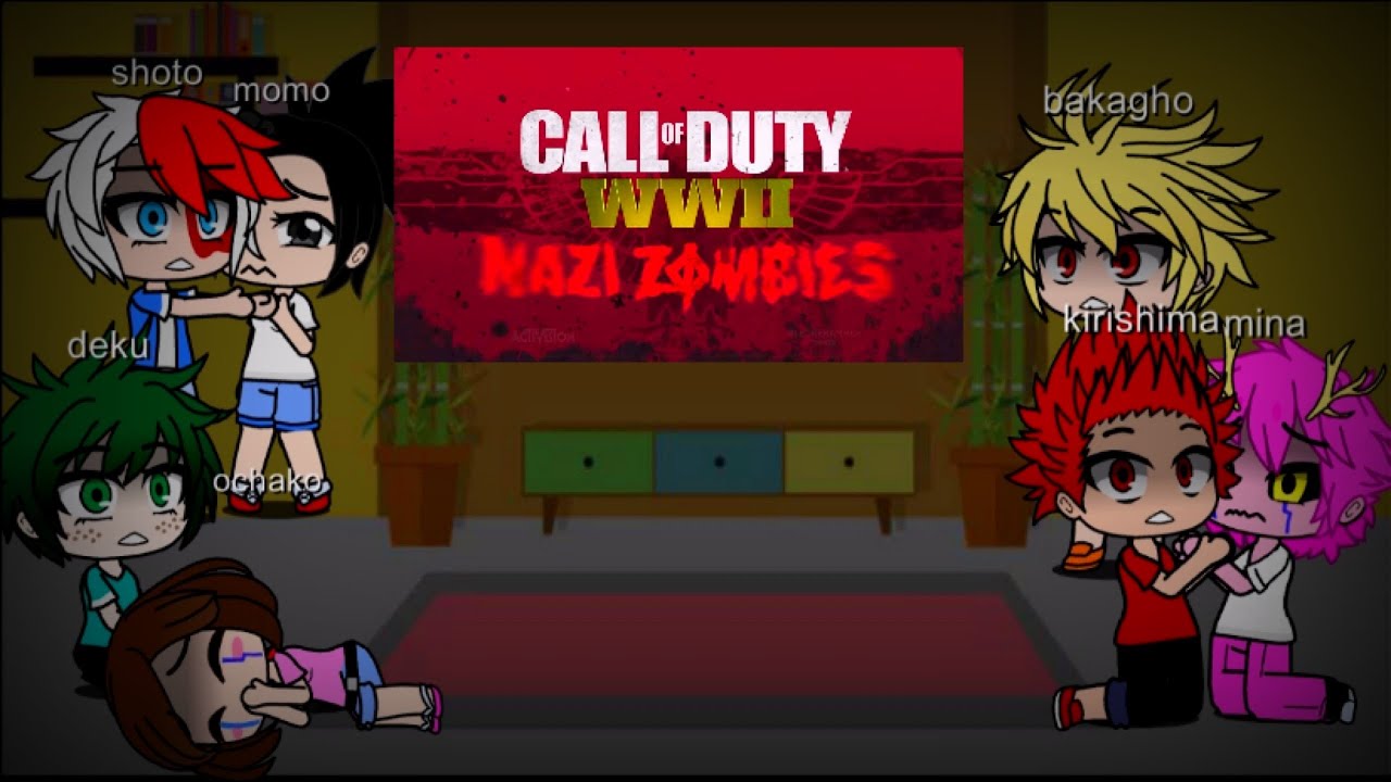 Mha react to zombies/gacha life(ww2) - YouTube