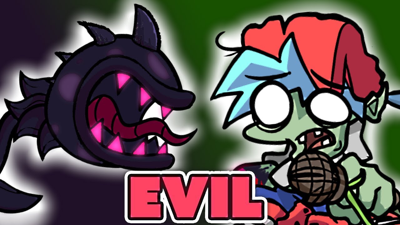 Friday Night Funkin' Zombie BF VS CORRUPTED Chomper (PV Rapper Week ...