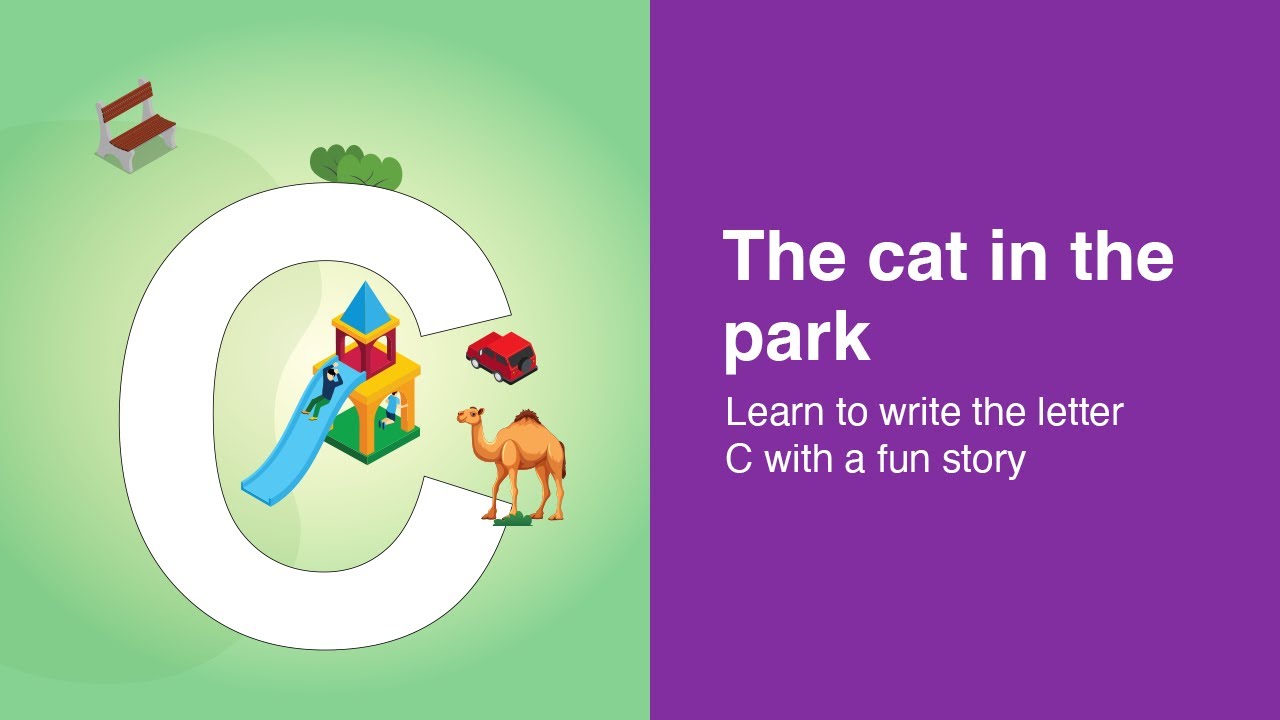 Write the Letter C with a Curious Cat | Fun Story for Kids! - YouTube