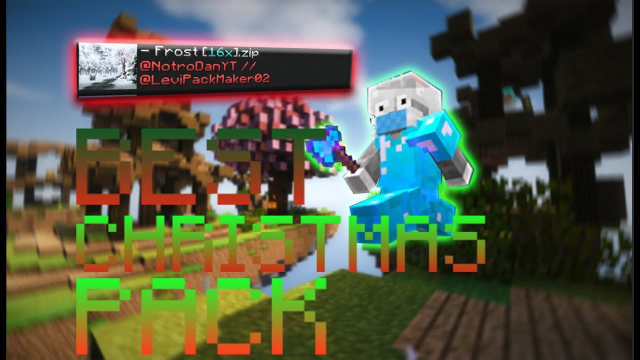 Frost 16x | Minecraft Christmas FPS PVP Pack By NotroDan AND LeviButSad ...