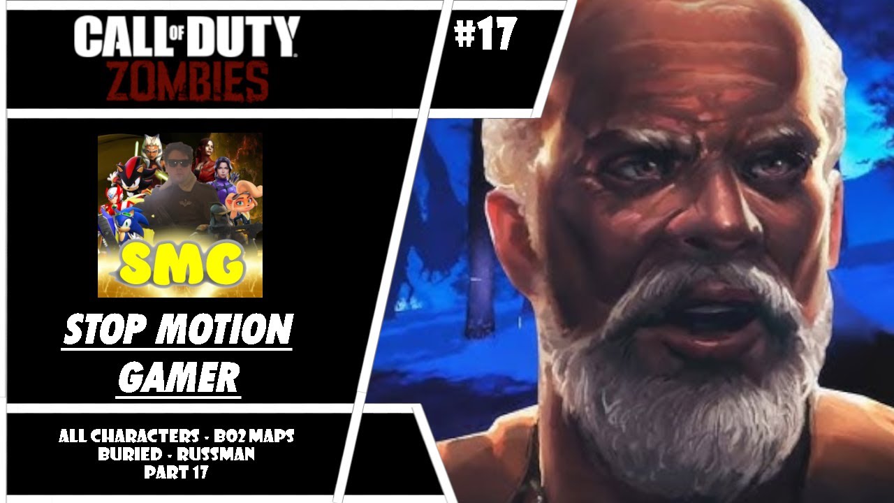 Cod - Zombies - All Characters - #17 - Buried - Russman - YouTube