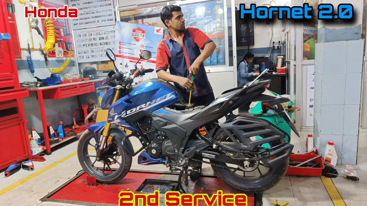 Honda Hornet 2.0 bs6 2nd Service l Honda Hornet 2.0 service cost l ...