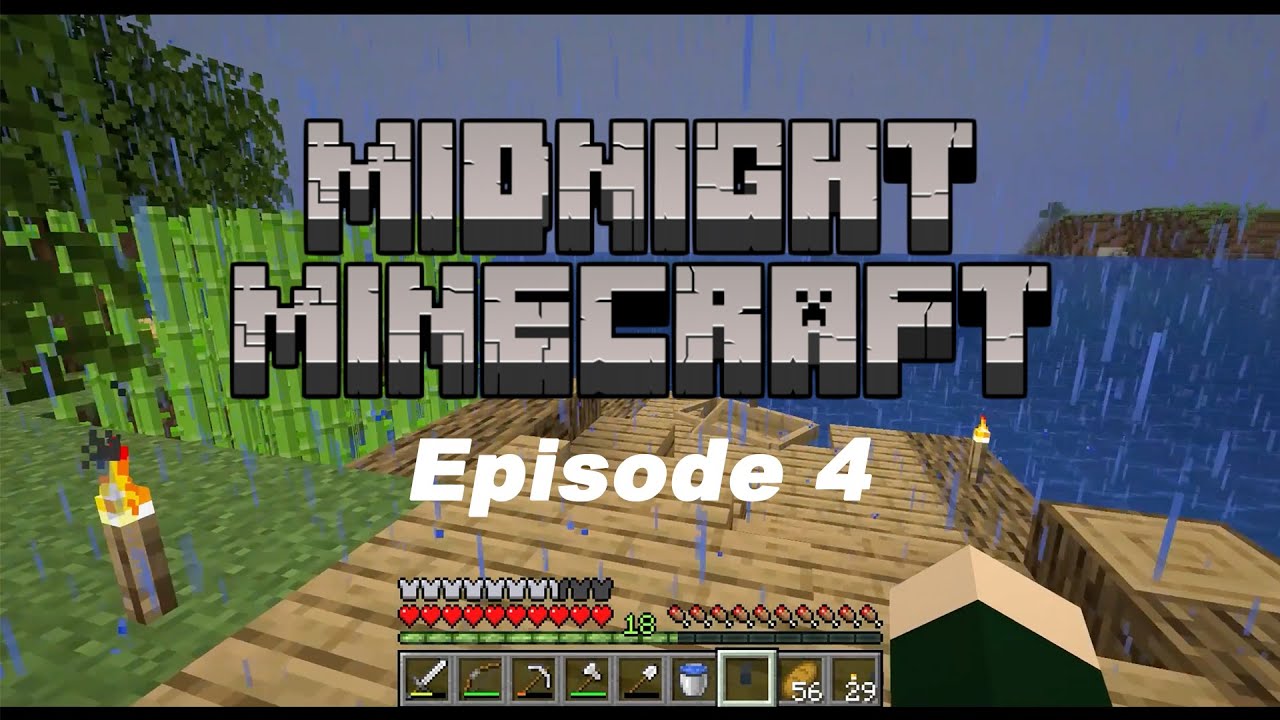 Midnight Minecraft #4 - Fixing up the Beta Base - YouTube