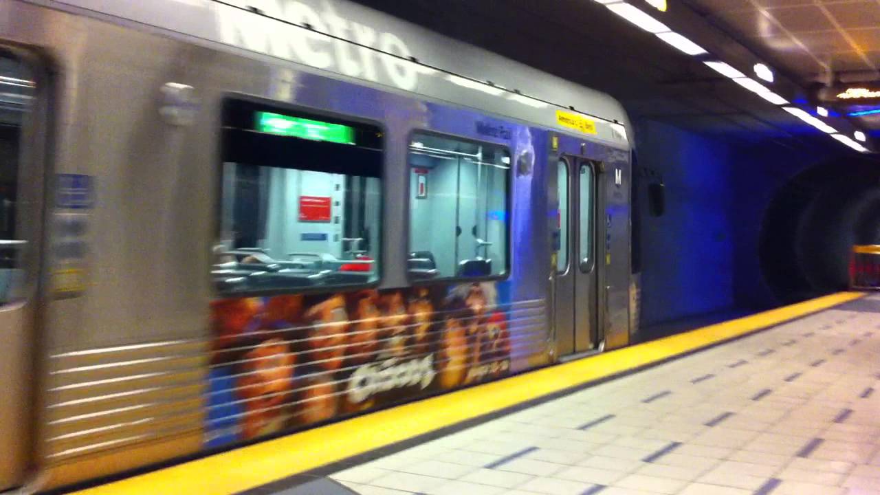 Metro Gold Line arrving at Soto St 3/1/2013 - YouTube