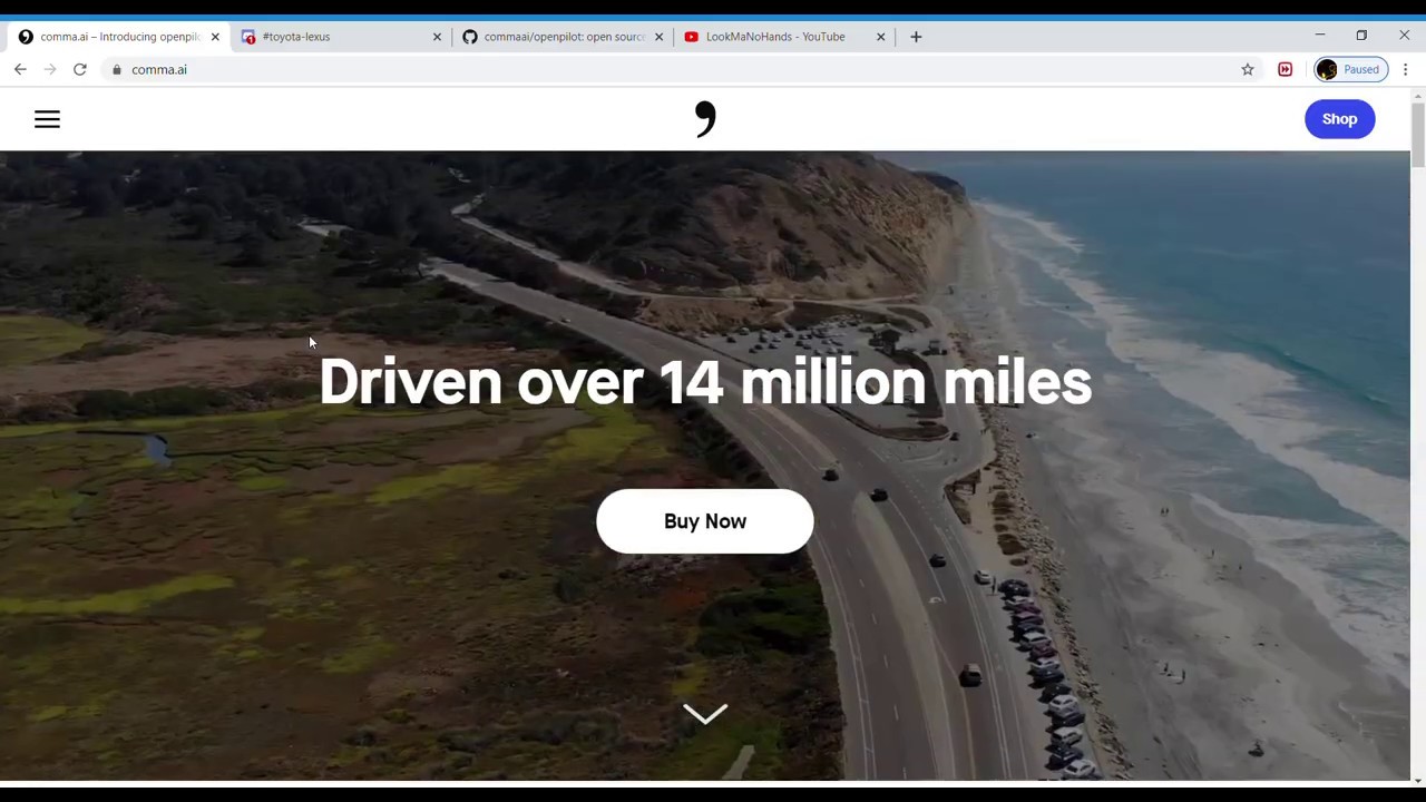 Comma AI Comma 2 introduction to self driving worlds best dashcam - YouTube