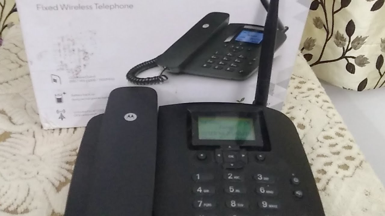 Motorola Fixed Wireless GSM Sim based FW200L Phone : Feature ...