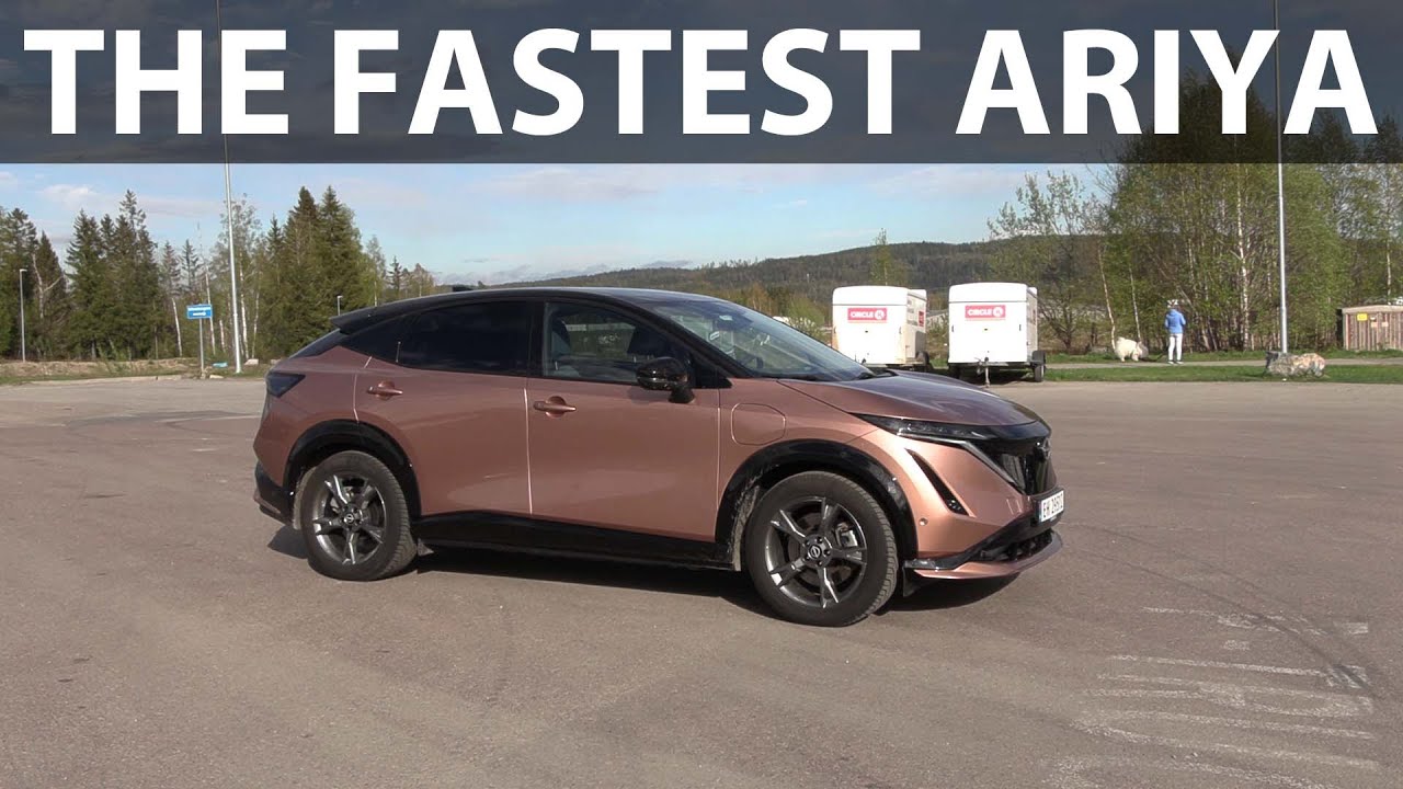 Nissan Ariya e-4orce Evolve+ range test - YouTube
