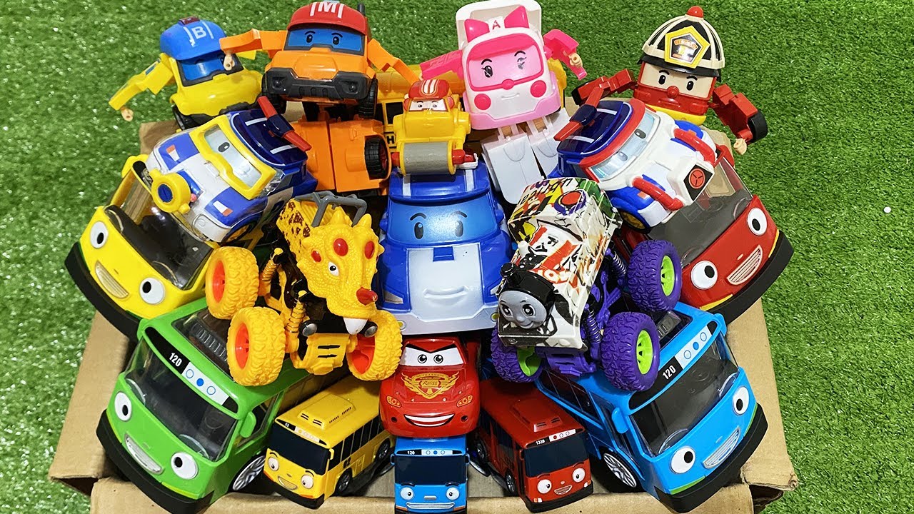 Review Mainan Mobil Mobilan ☆ Robocar Poli, Bus Tayo, Mobil Polisi ...