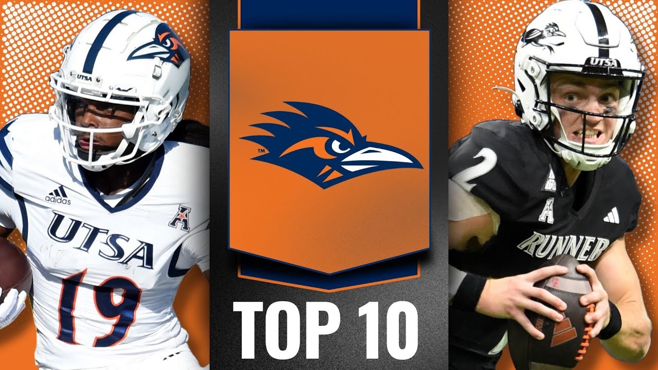 UTSA Roadrunners TOP 10 Football Players for 2025 - YouTube