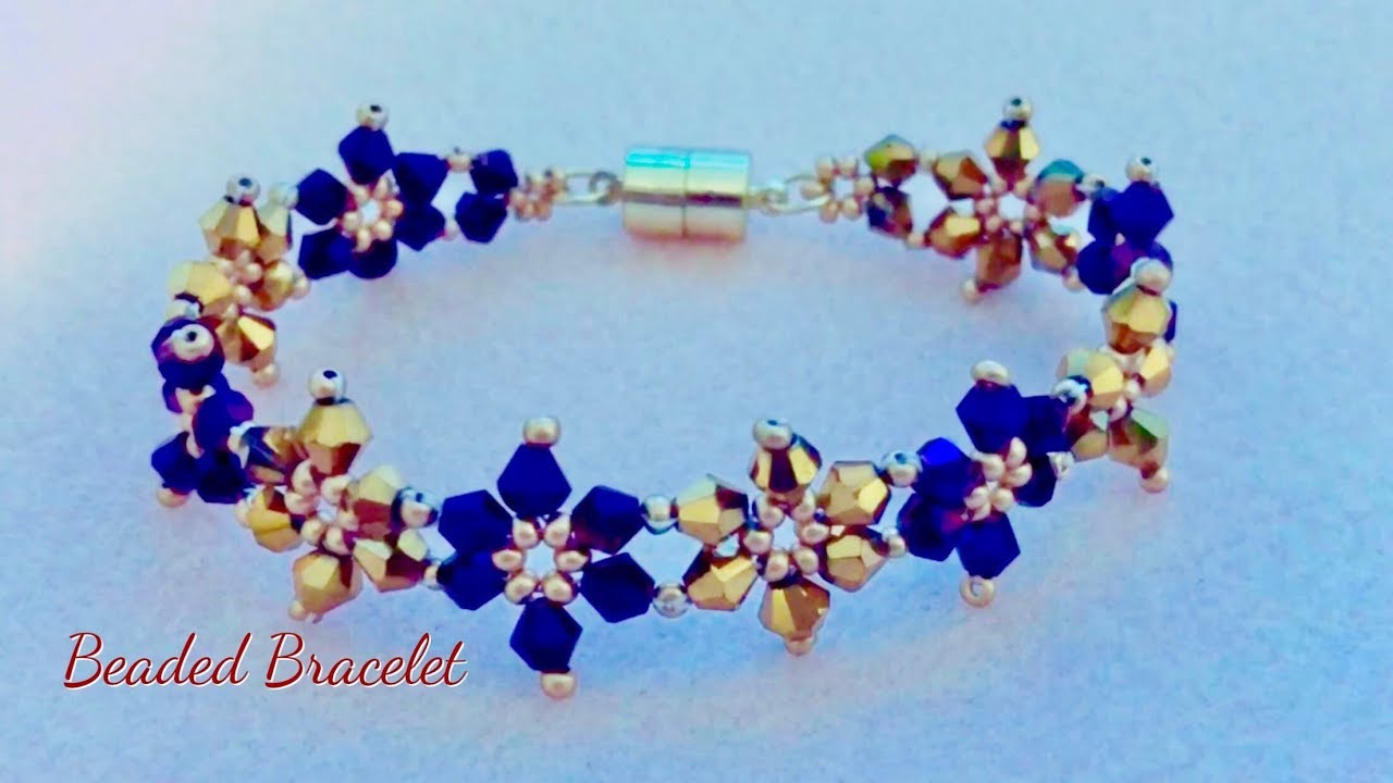 Blooming Bracelet.DIY Beaded Bracelet.How to make beaded bracelet 🌼🌸🌼🌸🌼🌸🌼🌸 - YouTube