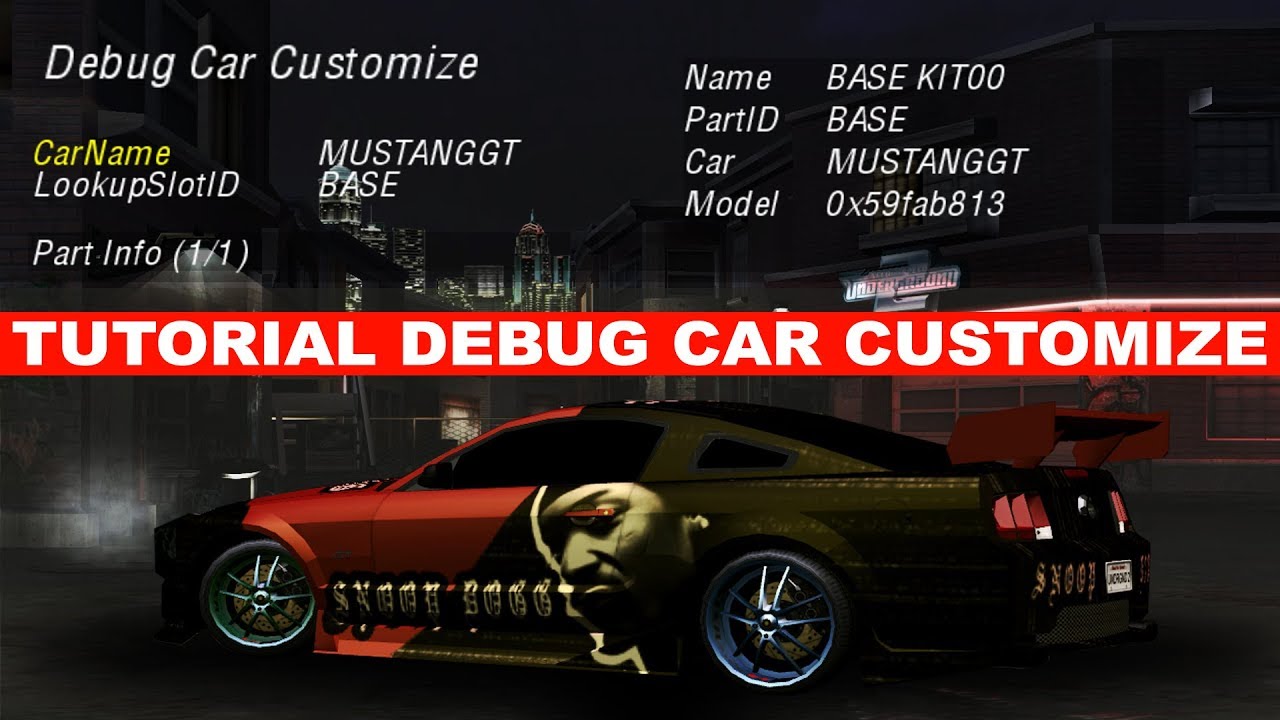 TUTORIAL#5 - DEBUG CAR CUSTOMIZE - YouTube