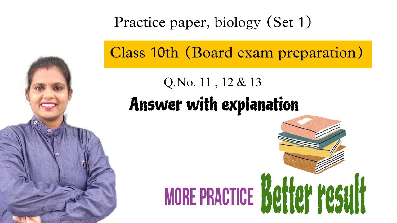 Class 10th biology।Practice paper biology ( set 1) for class 10th ...