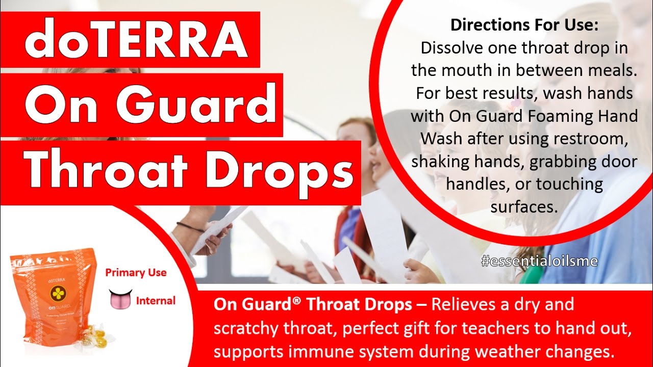 Boost Immunity With doTERRA On Guard Throat Drops - YouTube
