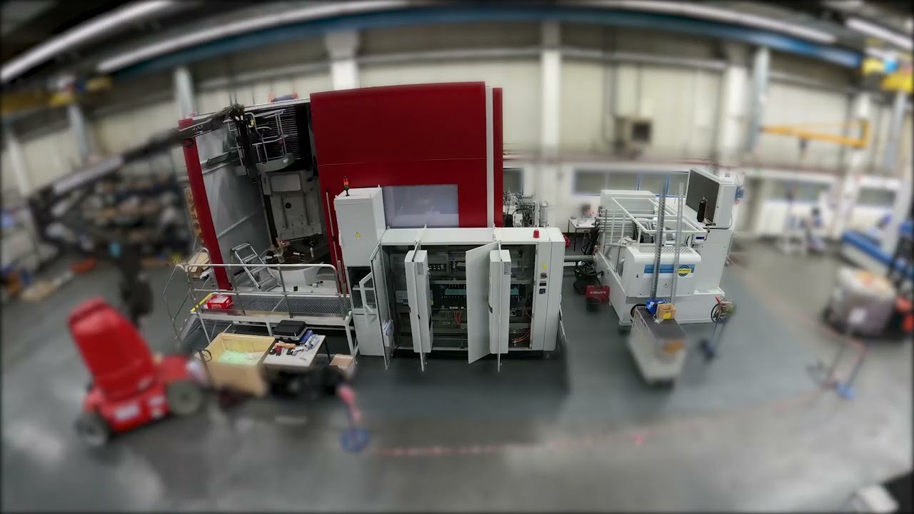 Set-up of a gear profile grinding machine ZP 20 from KAPP NILES - YouTube