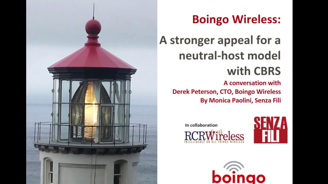 A stronger appeal for a neutral-host model with CBRS - YouTube