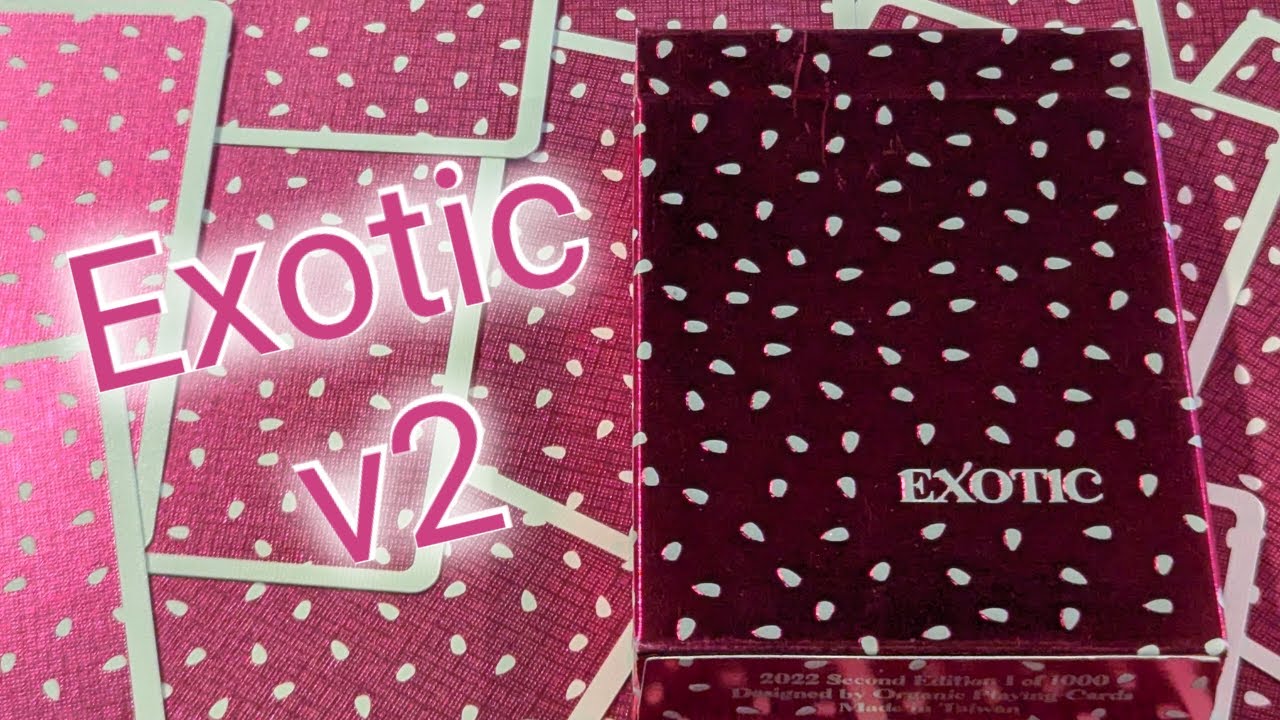 Daily deck review day 498 - Exotic v2 (Dragon Fruit) playing cards by ...