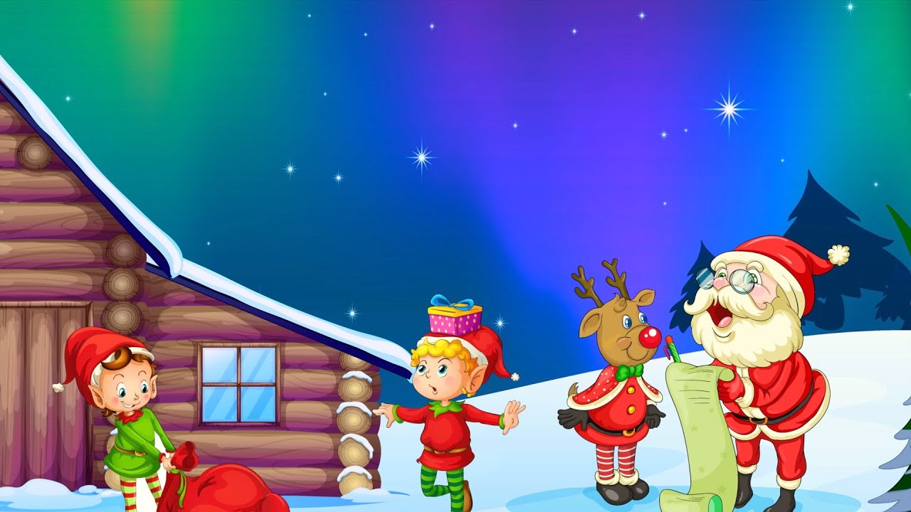 Silent Night | Christmas Song For Kids Super Simple Songs 赤ちゃんサメ Natale ...