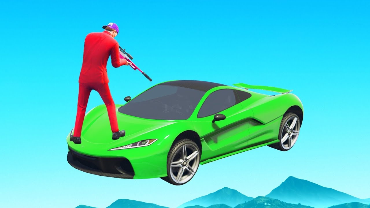 Funniest SNIPERS vs CARS Shot EVER! (GTA 5 Online) - YouTube