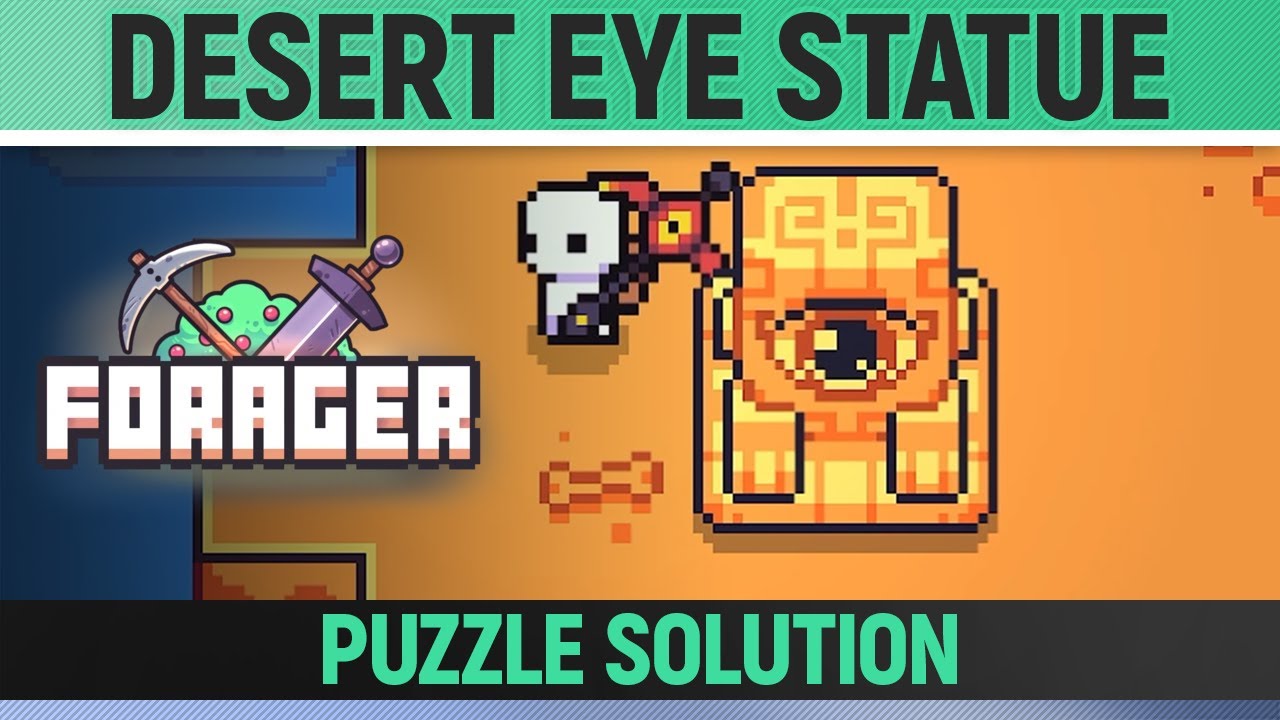 Forager - Eye Statue Puzzle - How to solve - YouTube
