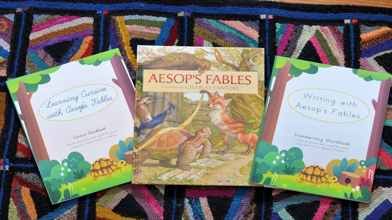 Handwriting Practice with Aesop's Fables - YouTube