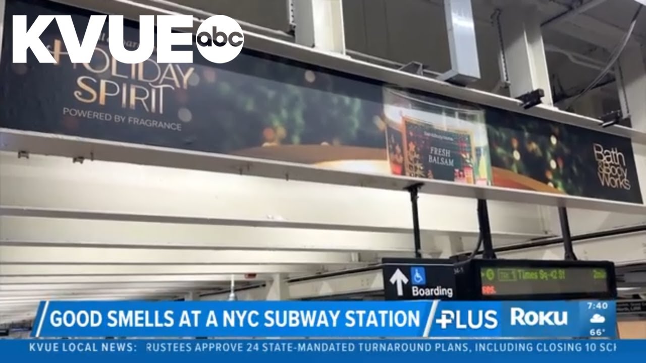 This New York subway station smells like forest air as part of ad ...